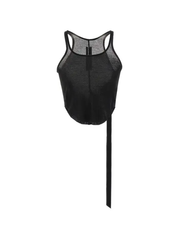 Rick Owens Cropped Cotton Top - Multicolor