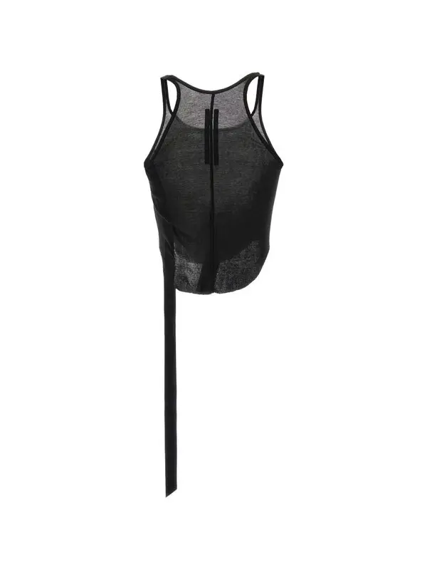 Rick Owens Cropped Cotton Top - Multicolor