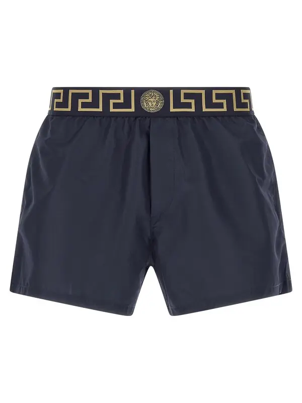 Versace Greca Swimsuit - Blue
