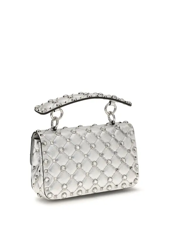 Valentino Garavani Rockstud Handbag In Laminated Leather
