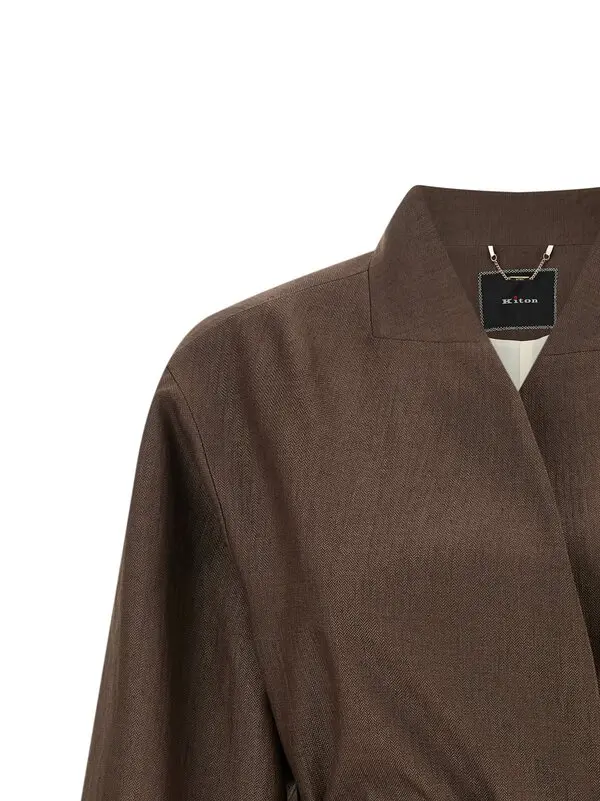 Kiton Linen Blend Blazer