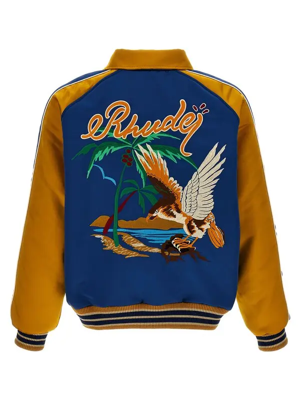 Rhude Palm Eagles Souvenir Bomber Jacket - Multicolor