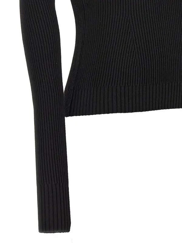 Magda Butrym Ribbed Viscose Blend Sweater