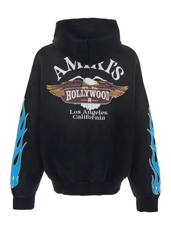 Amiri Full Zip Hoodie With Logo Detail - Multicolor