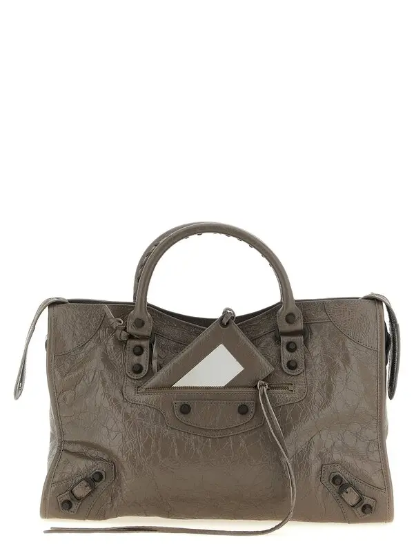 Balenciaga Le City M Handbag - Gray
