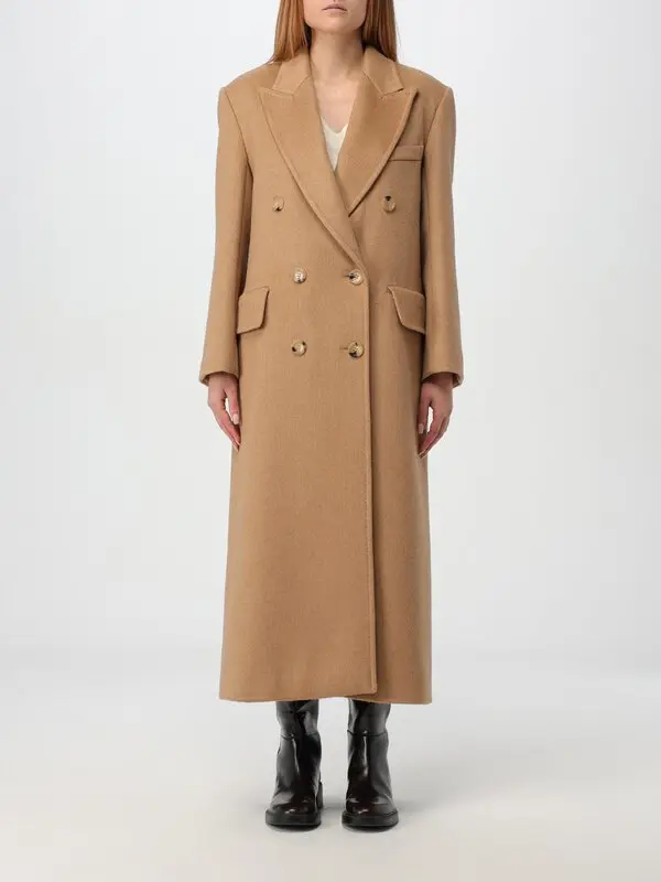 Max Mara Camel Wool Coat - Brown