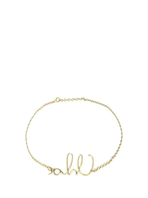 Chloé Metal Chain Belt With Monogram Detail