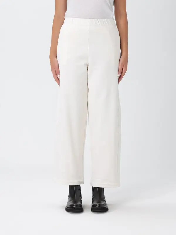 Max Mara Knit Jersey Pants - White