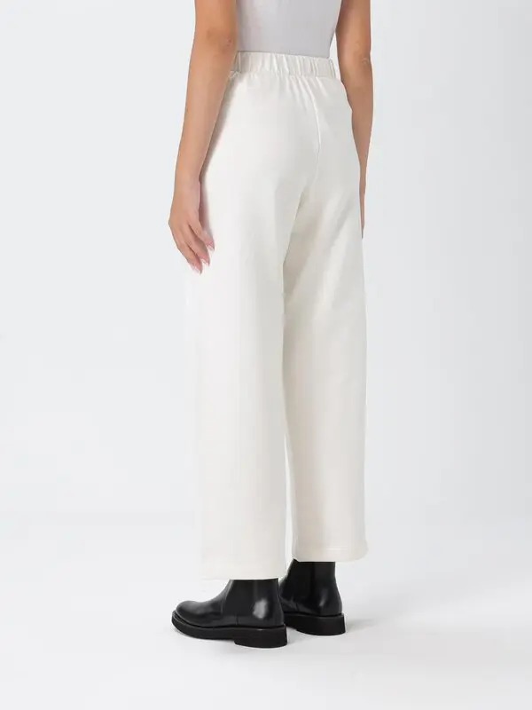 Max Mara Knit Jersey Pants - White
