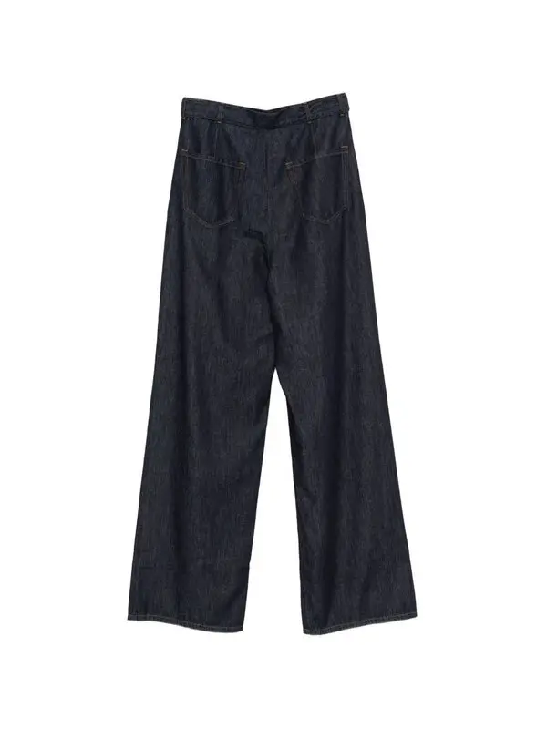 Dries Van Noten High-waisted Wide-leg Cotton Trousers