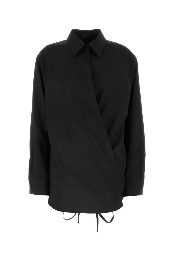 Valentino Garavani Wool Blend Shirt - Black