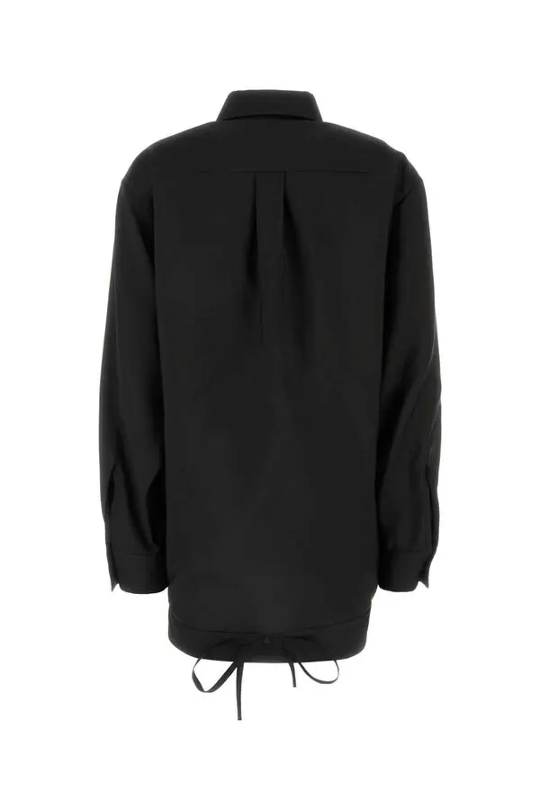 Valentino Garavani Wool Blend Shirt - Black