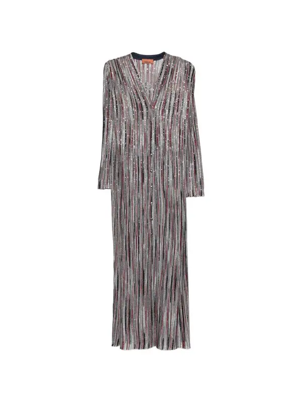 Missoni Striped Long Cardigan - Multicolor