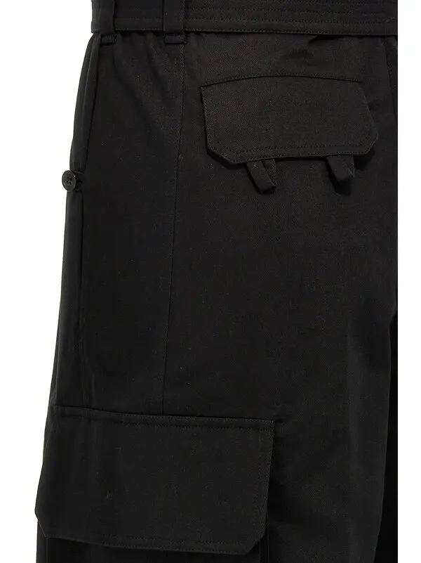 Saint Laurent Cassandre Bustier Jumpsuit - Black