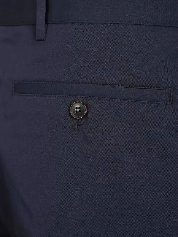 Paul Smith Cotton And Linen Trousers