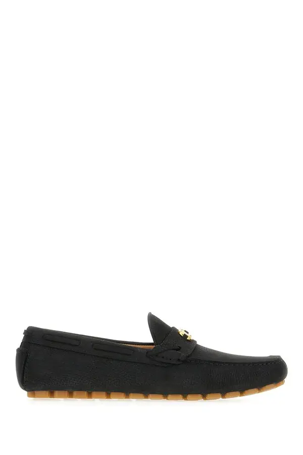 Valentino Garavani Leather Loafers With Horsebit Detail