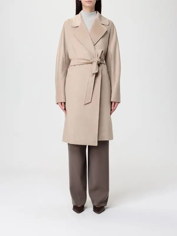 Max Mara Wrap Coat - Gray