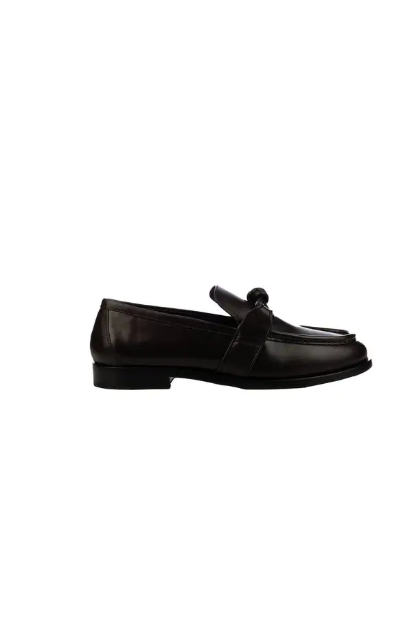 Bottega Veneta Leather Loafers With Knot Detail - Multicolor