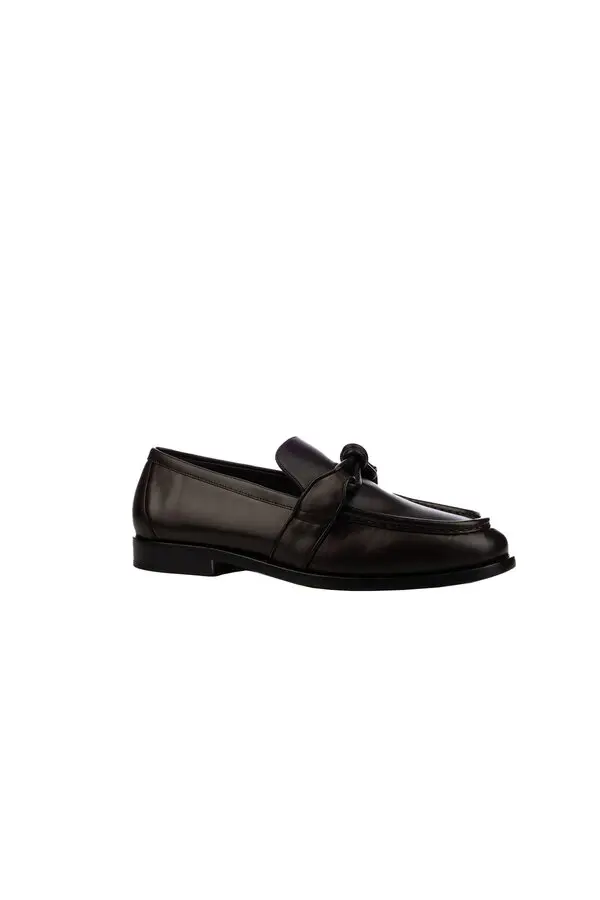 Bottega Veneta Leather Loafers With Knot Detail - Multicolor