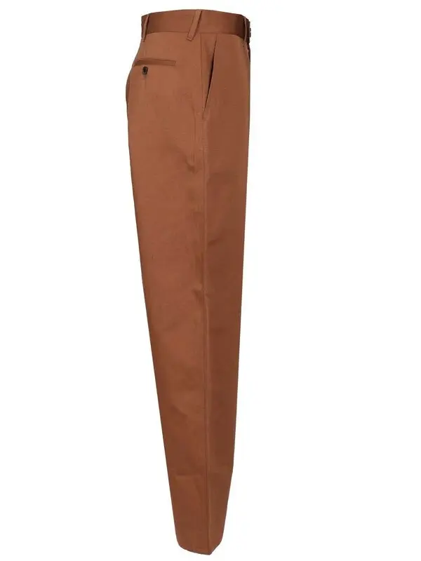 Paul Smith Cotton And Linen Trousers