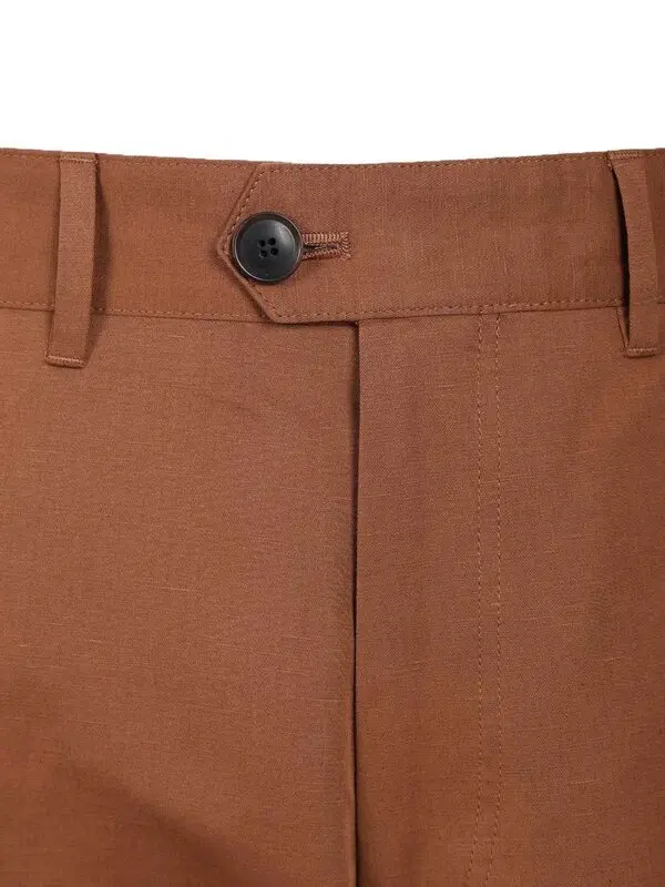 Paul Smith Cotton And Linen Trousers