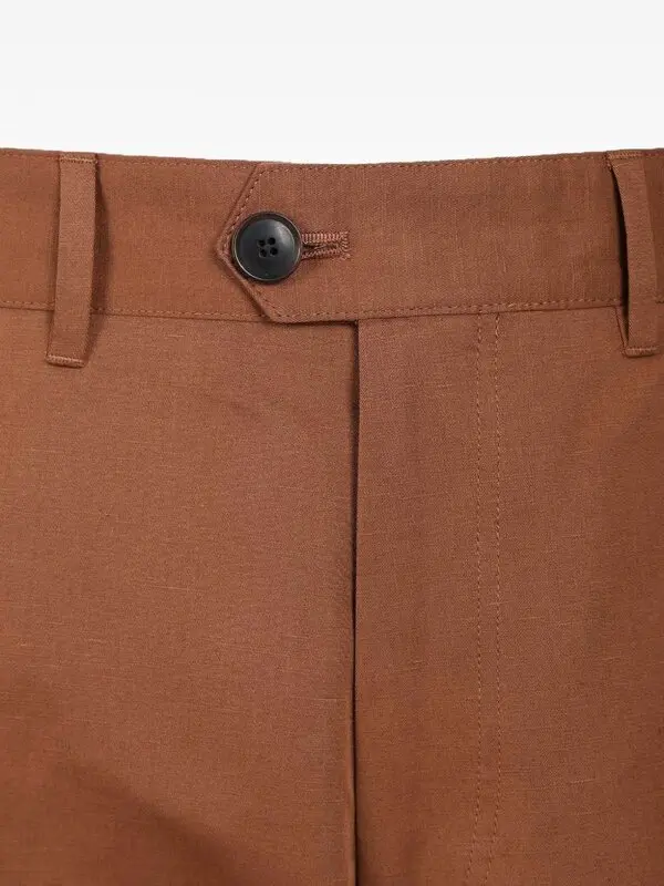 Paul Smith Cotton And Linen Trousers