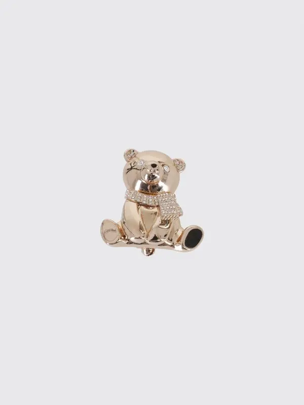 Max Mara Embellished Teddy Bear Jewel - Silver