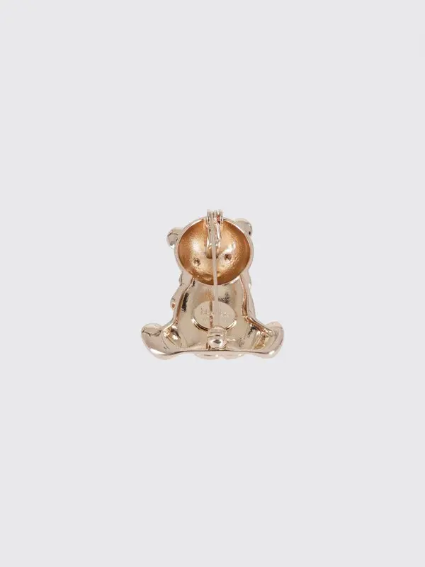 Max Mara Embellished Teddy Bear Jewel - Silver
