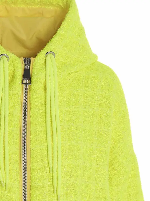 Khrisjoy Chris Windbreaker Tweed Jacket - Yellow