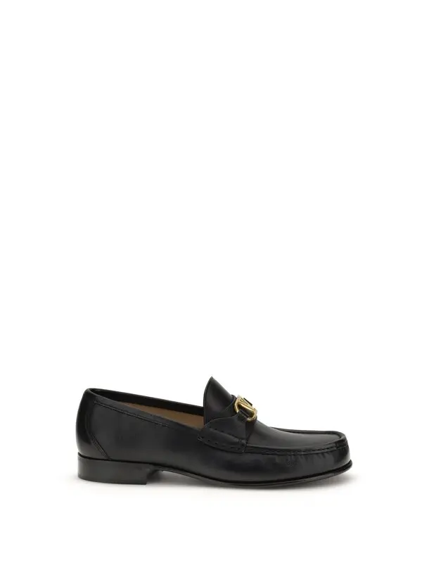 Valentino Garavani Signature Vlogo Loafers - Black