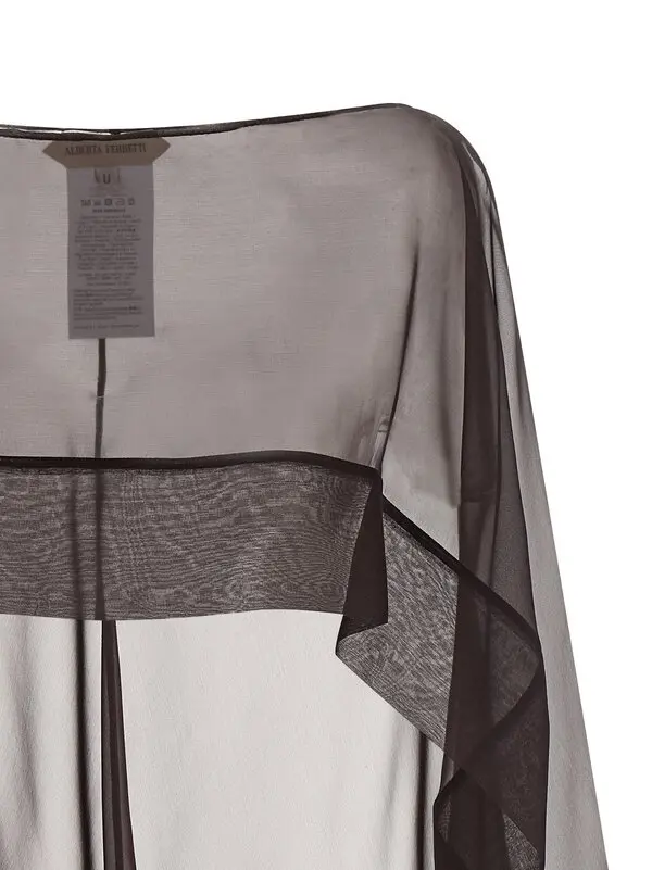 Alberta Ferretti Chiffon Scarf