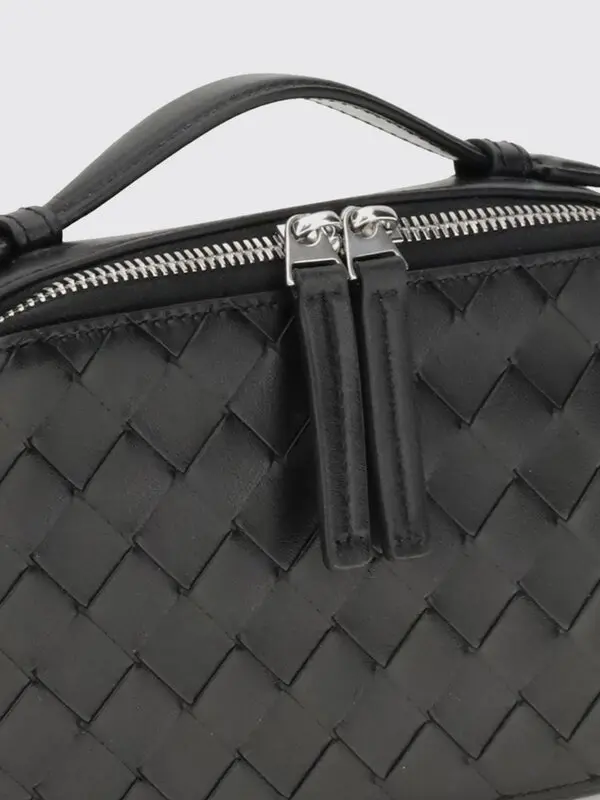 Bottega Veneta Woven Shoulder Bag - Black