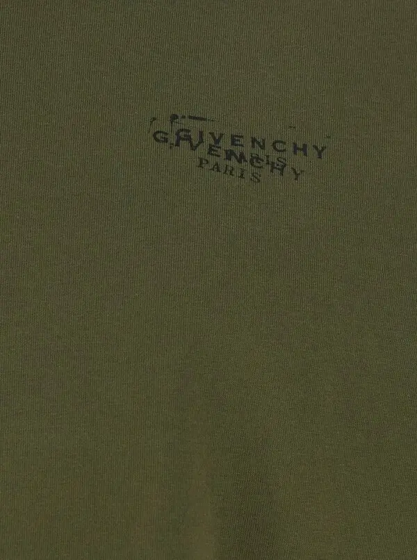 Givenchy T-shirt With Logo On Front And Back For - Green