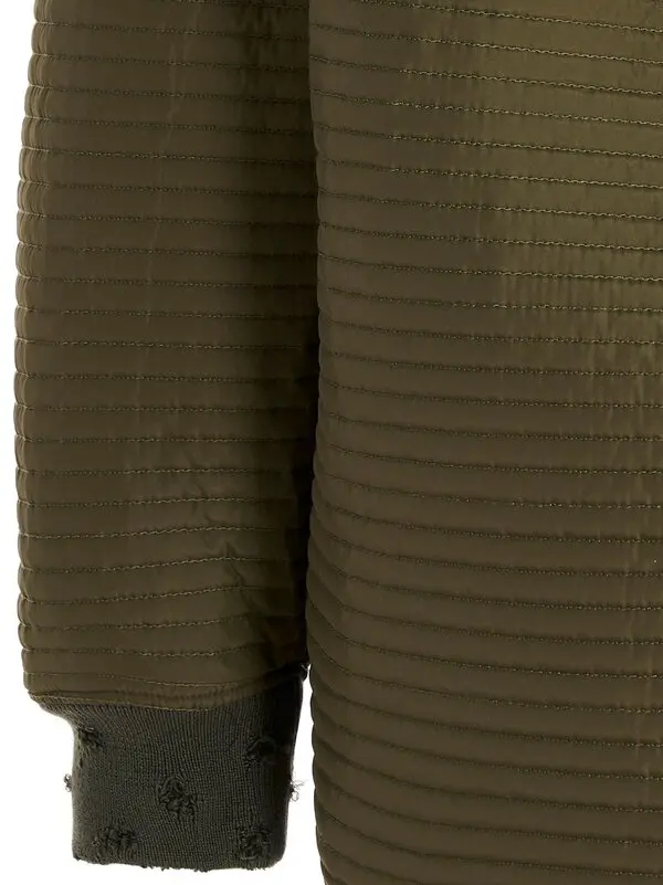 Khrisjoy Quilted Stripes Down Jacket