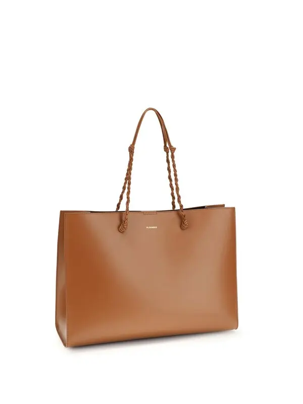 JIL SANDER Tangle Tote Bag - Brown