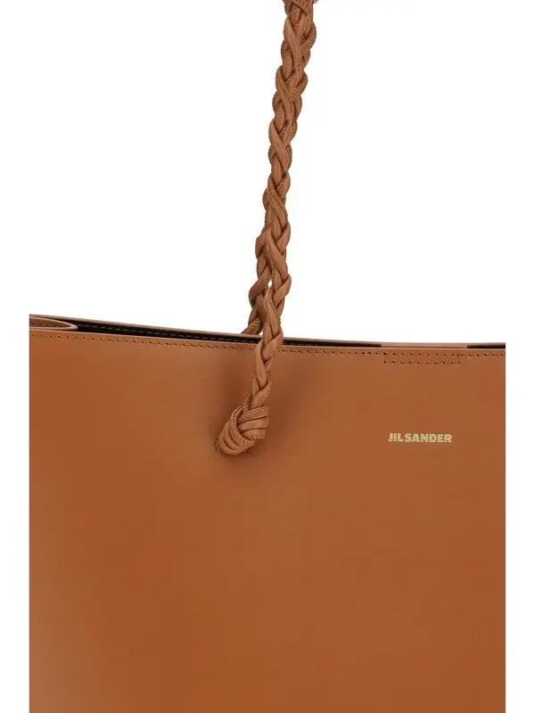 JIL SANDER Tangle Tote Bag - Brown