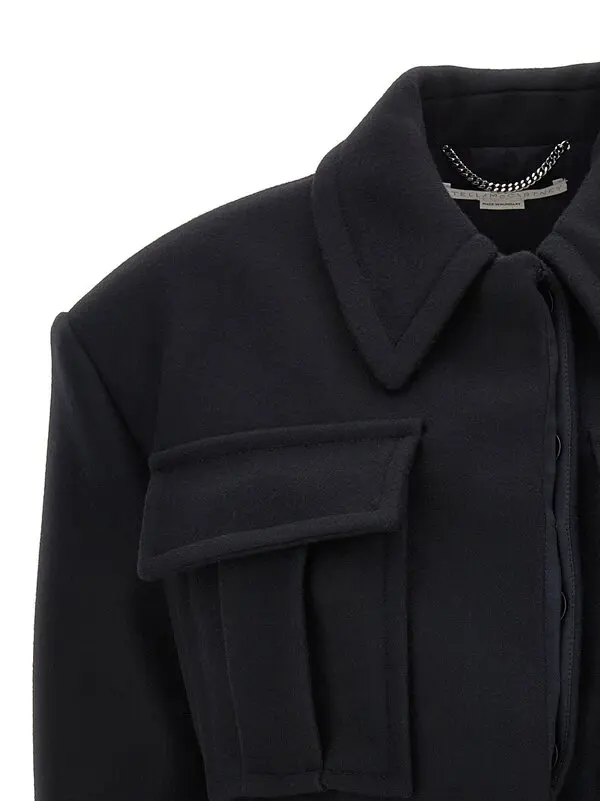 Stella McCartney Balaton Bacci Cropped Wool Jacket