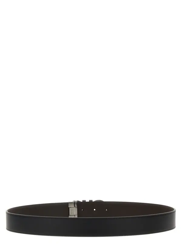 FERRAGAMO Gancini Reversible Leather Belt - Multicolor