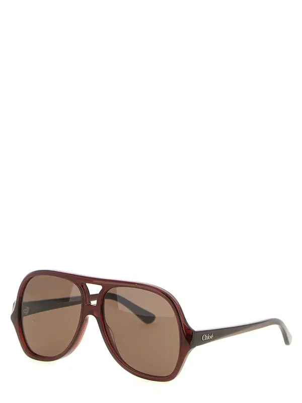 Chloé 58 Aviator Sunglasses