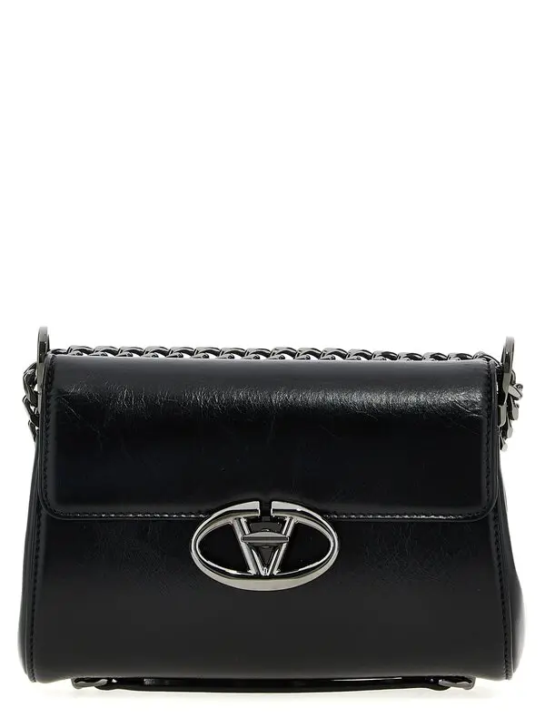 Valentino Garavani Small Shoulder Bag With Vlogo Locker Closure