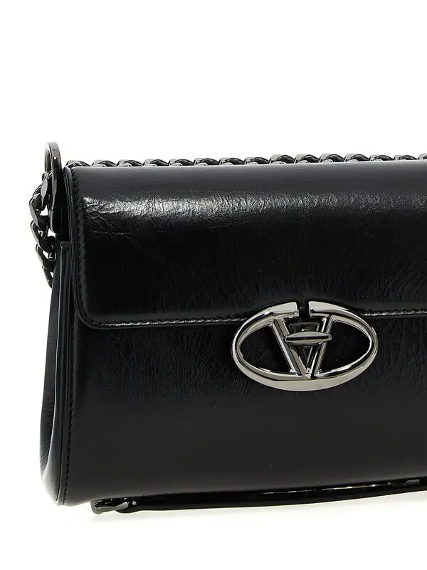 Valentino Garavani Small Shoulder Bag With Vlogo Locker Closure