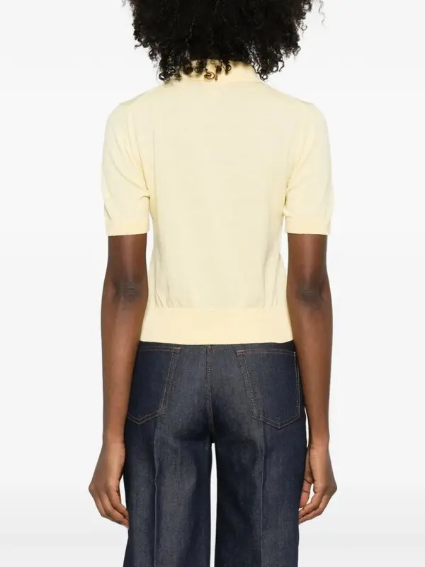 A.p.c. Cotton Jacquard Logo Polo Shirt - Multicolor