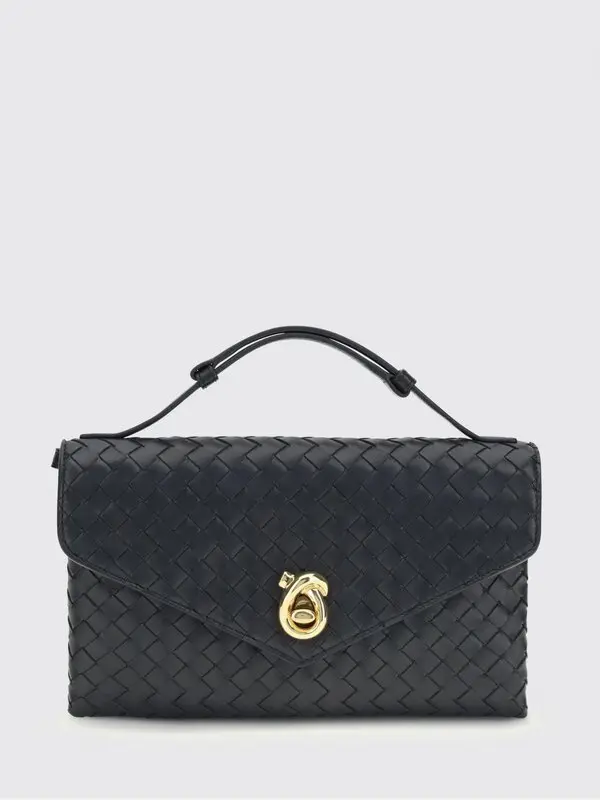 Bottega Veneta Lambskin Woven Handbag - Blue