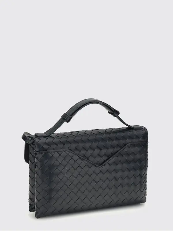 Bottega Veneta Lambskin Woven Handbag - Blue