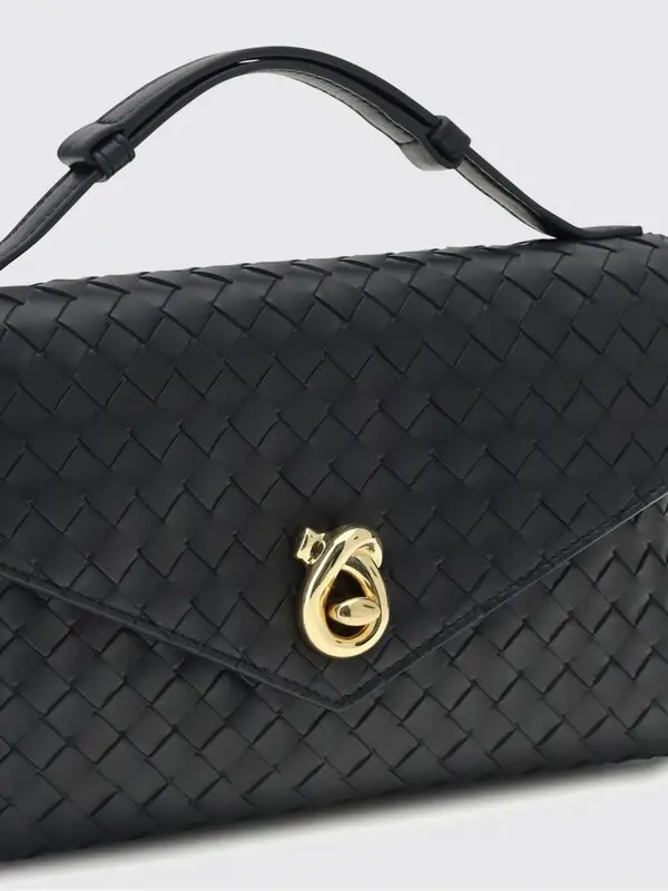 Bottega Veneta Lambskin Woven Handbag - Blue