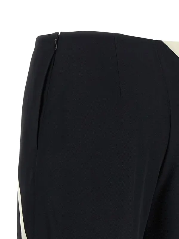 Alberta Ferretti Cropped Wide-leg Pants