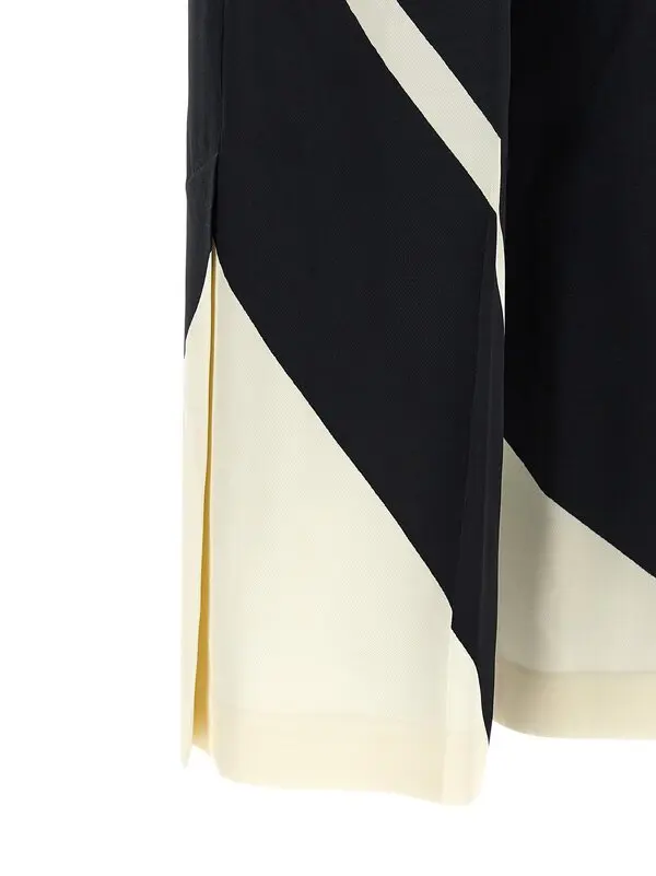 Alberta Ferretti Cropped Wide-leg Pants