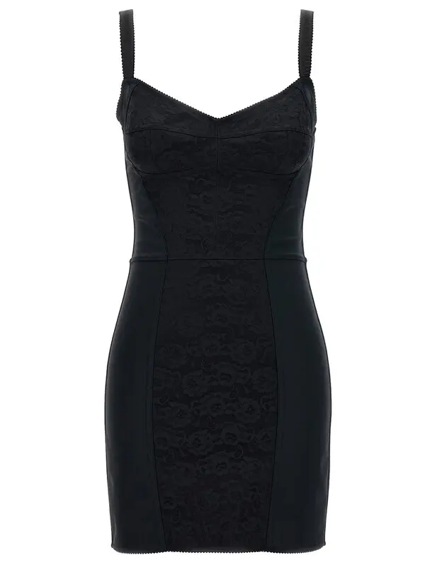Dolce & Gabbana Essential' Corsetry Petticoat Dress - Black