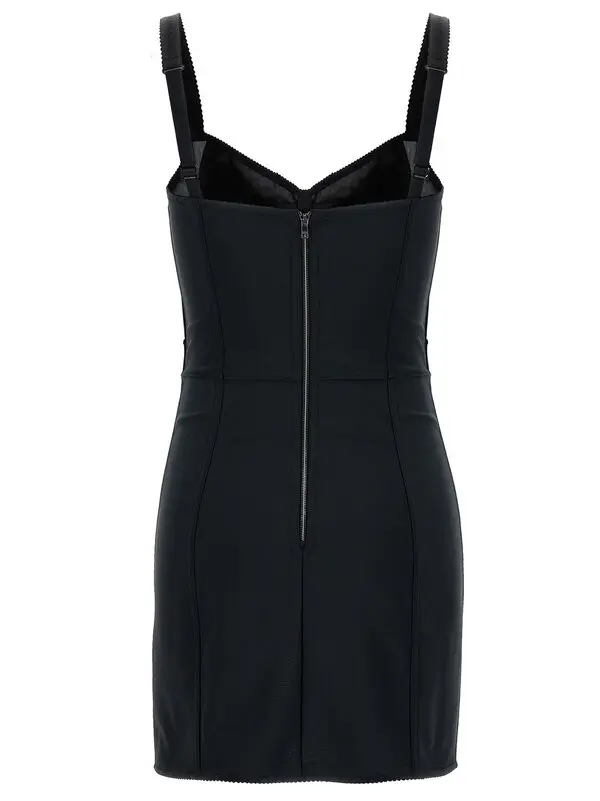 Dolce & Gabbana Essential' Corsetry Petticoat Dress - Black