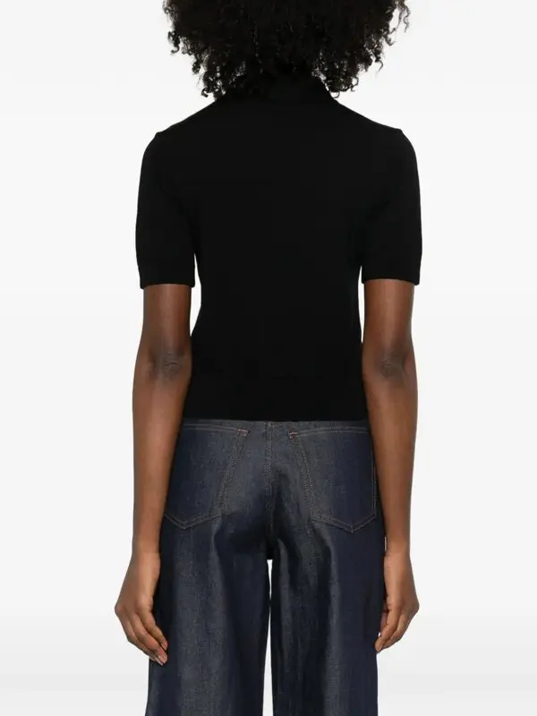 A.p.c. Cotton Jacquard Logo Polo Shirt